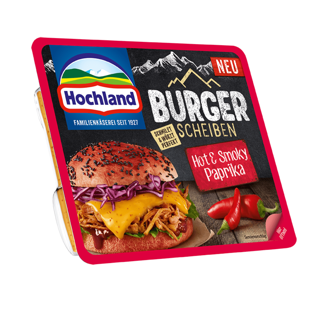 Hochland Burger Scheiben - Foodnewsgermany.de