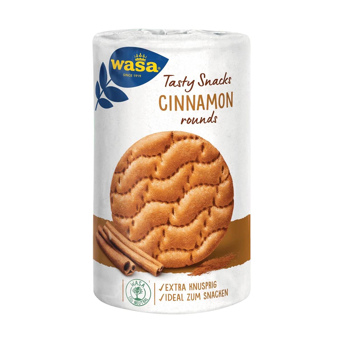 Wasa Tasty Snacks Rounds Cinnamon